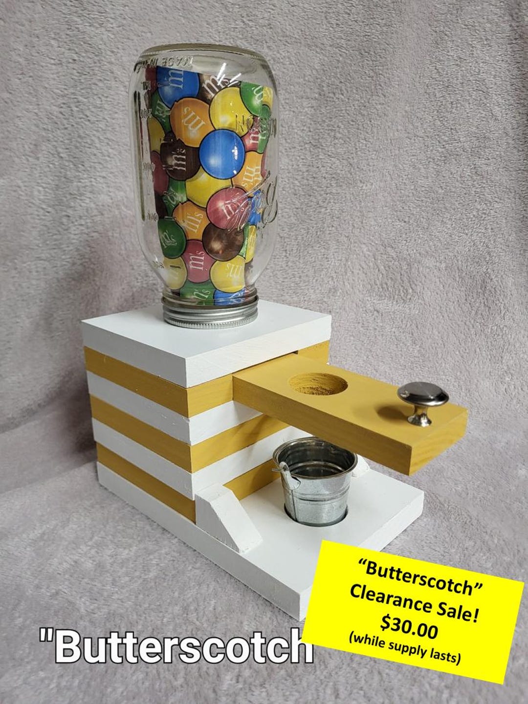 Butterscotch - Mason Jar Candy Machine ***CLEARANCE SALE*** - Etsy
