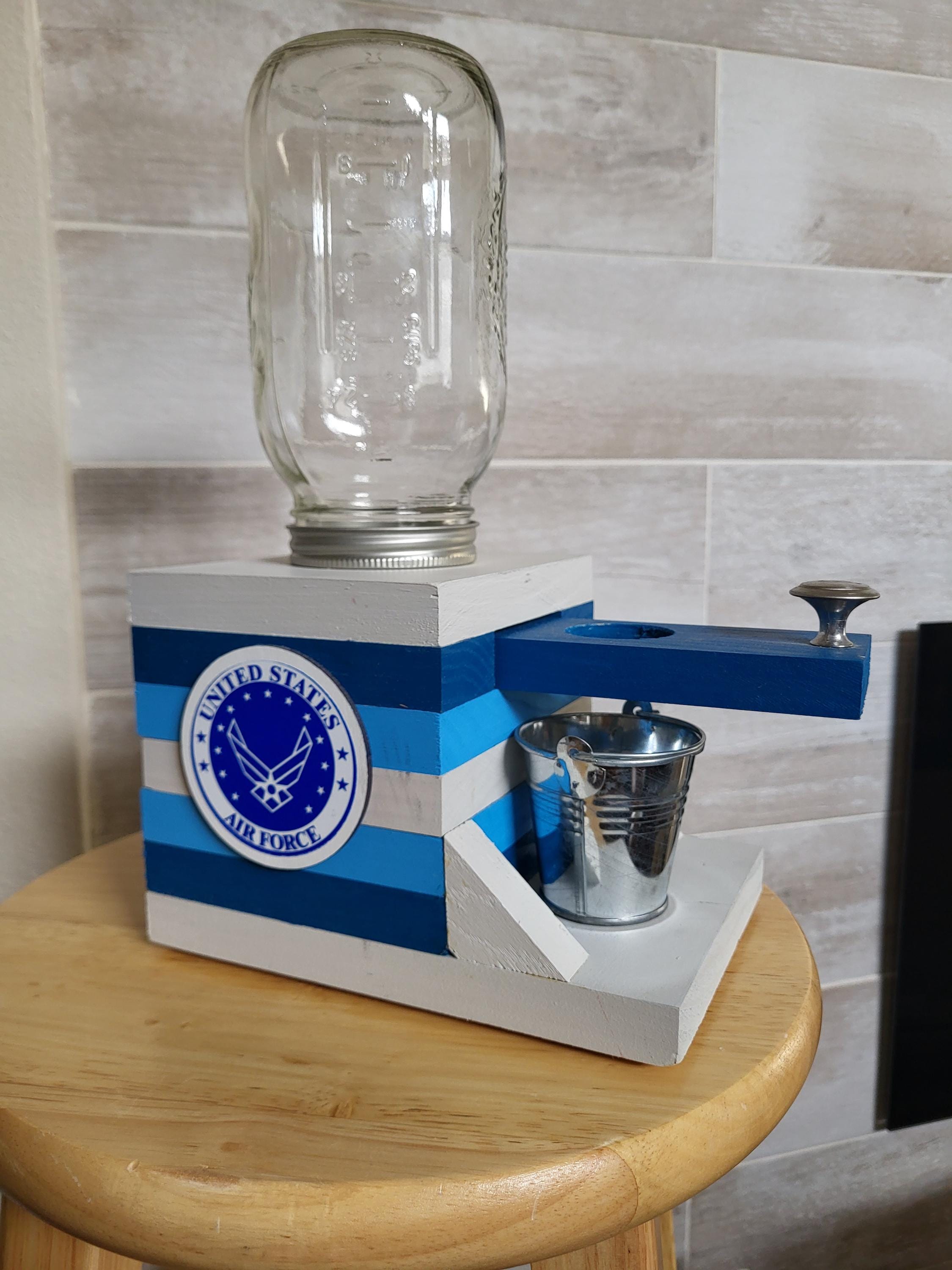 US Air Force - Mason Jar Candy Machine - Etsy