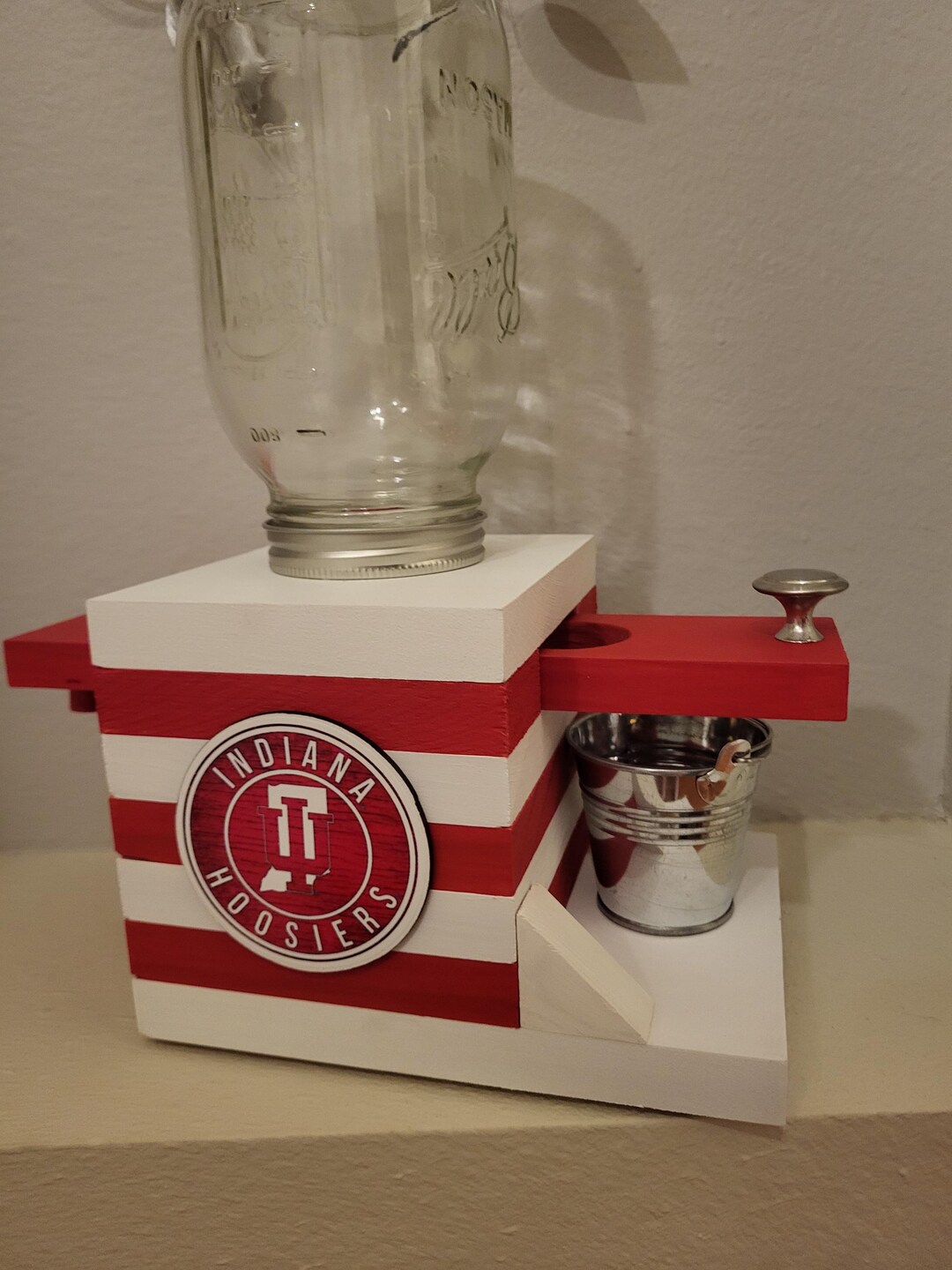 Indiana State Hoosiers - Mason Jar Candy Machine! - Etsy