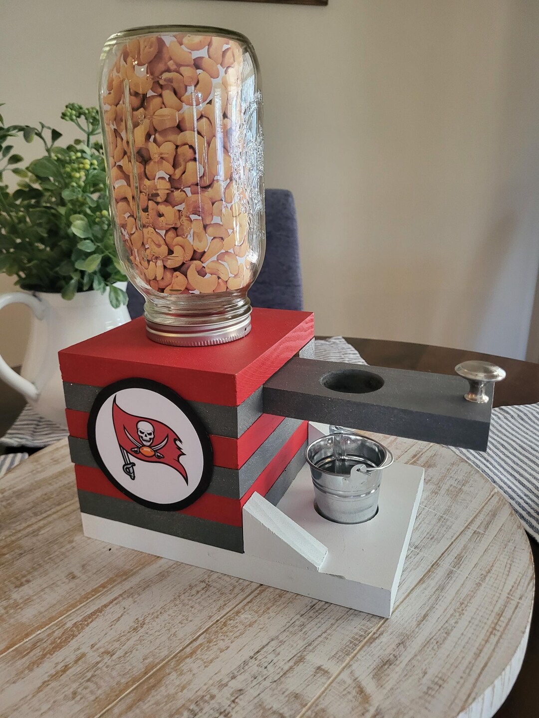 Tampa Bay Buccaneers - Mason Jar Candy Machine! - Etsy