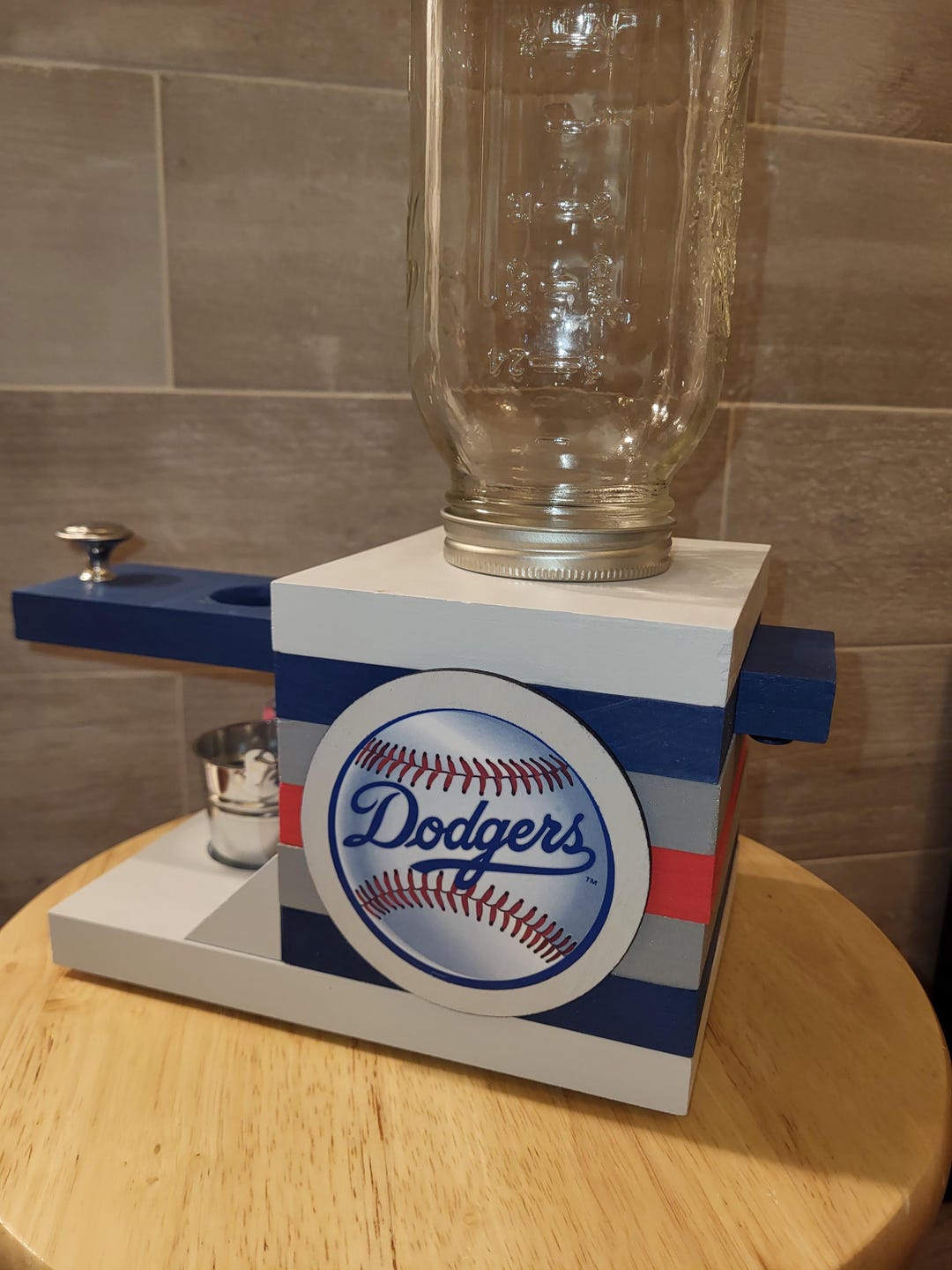 LA Dodgers Mason Jar Candy Machine - Etsy
