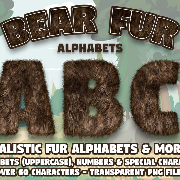 Bear Alphabet - Etsy