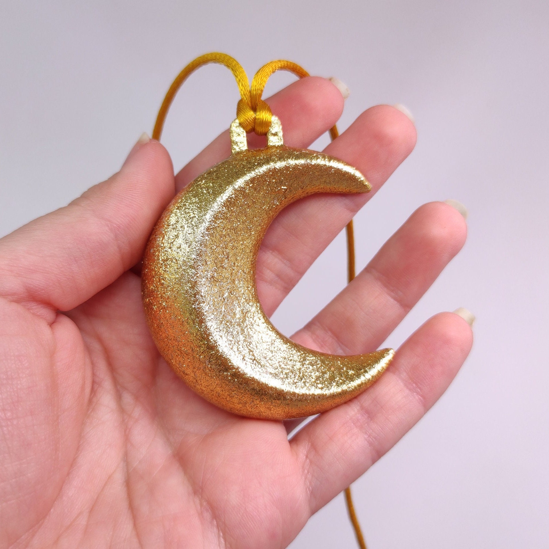 3D Moon Necklace Fanmade Critters - Etsy