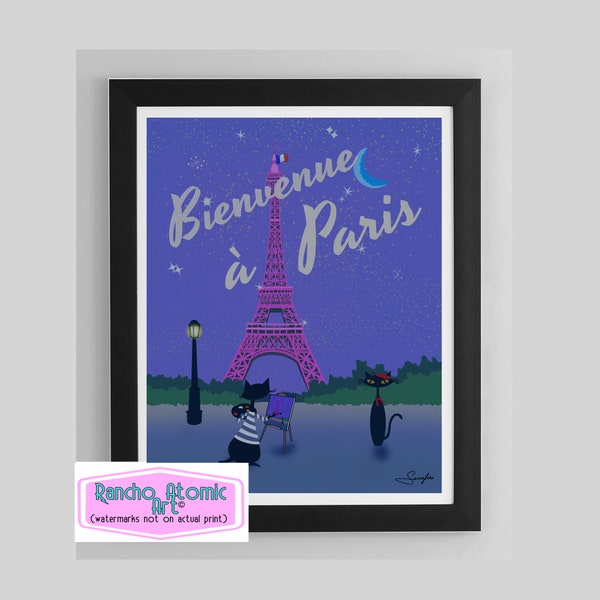 Paris Cats - Etsy