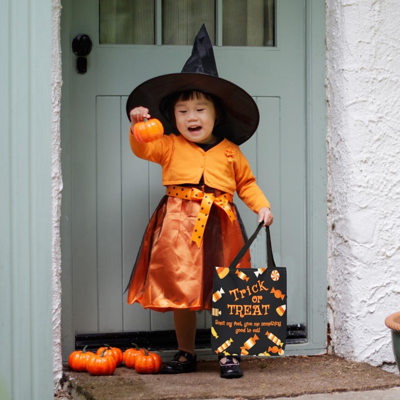 Trick or Treat Smell My Feet Give Me Something Good to Eat Bag ...