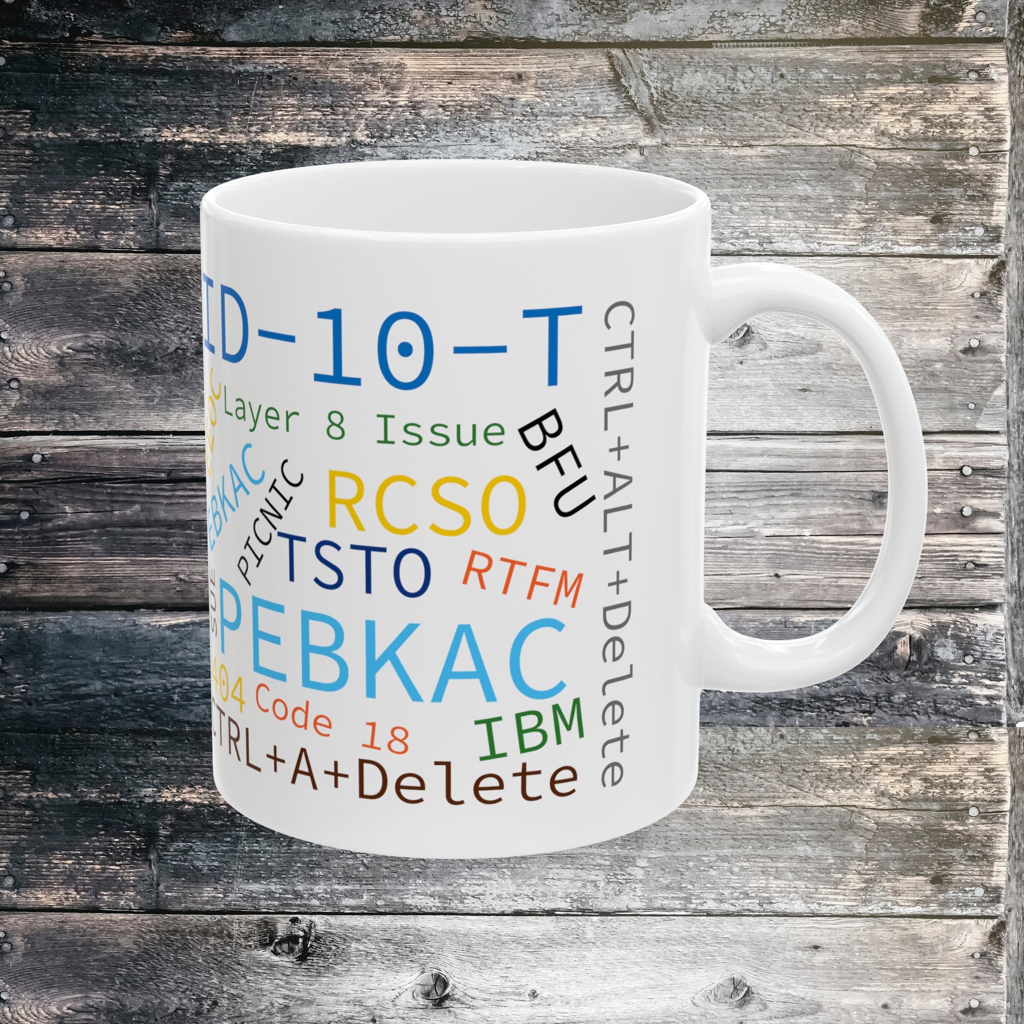 User Error Acronyms Help Desk is Making Fun at You IT Jokes IT Jargon ...