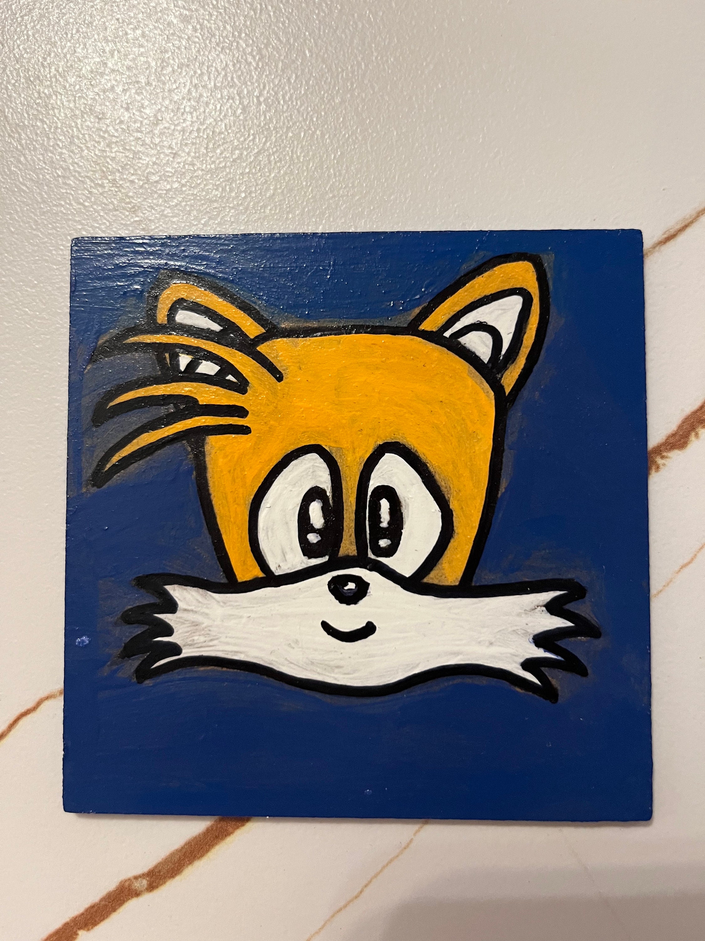 Set of 2 Sonic & Tails Wooden Coasters - Home Decor - Housewarming Gift ...