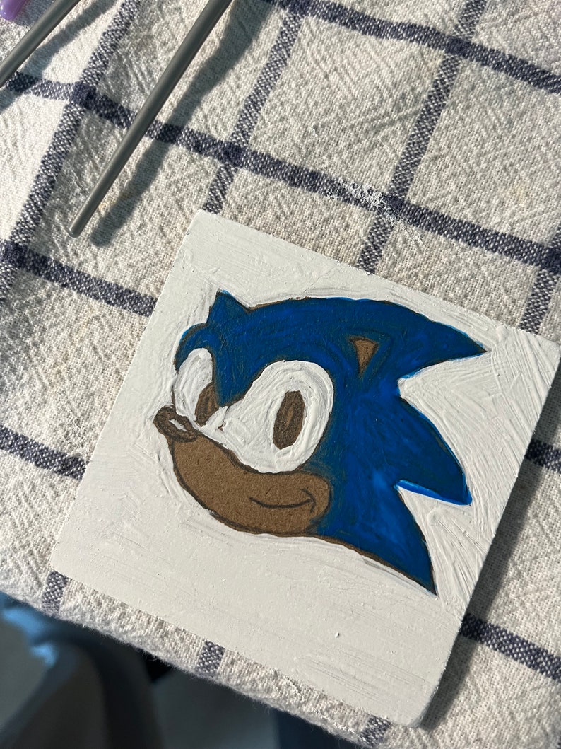 Set of 2 Sonic & Tails Wooden Coasters - Home Decor - Housewarming Gift ...