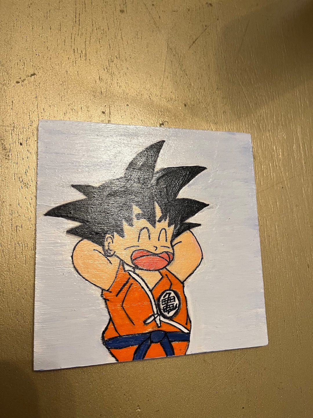Goku Wooden Coaster - Home Decor - Housewarming Gift - Handmade Unique ...