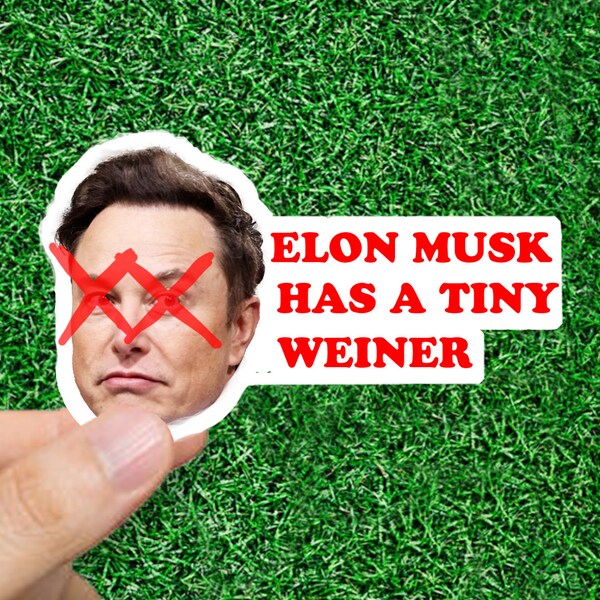 Elon Musk Sticker - Etsy