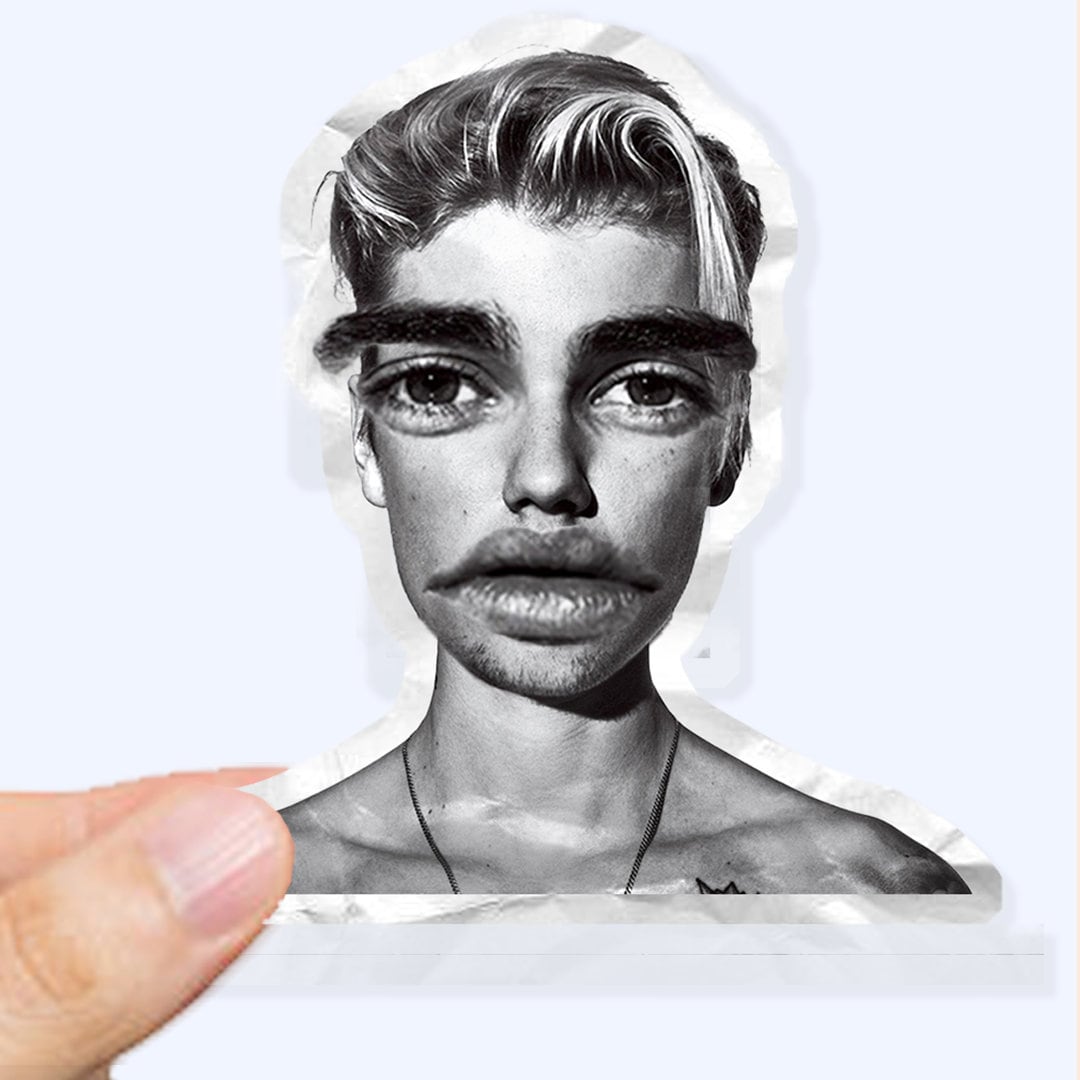 Justin Bieber Sticker 2 Celebrity Sticker Funny Sticker Justin Bieber ...