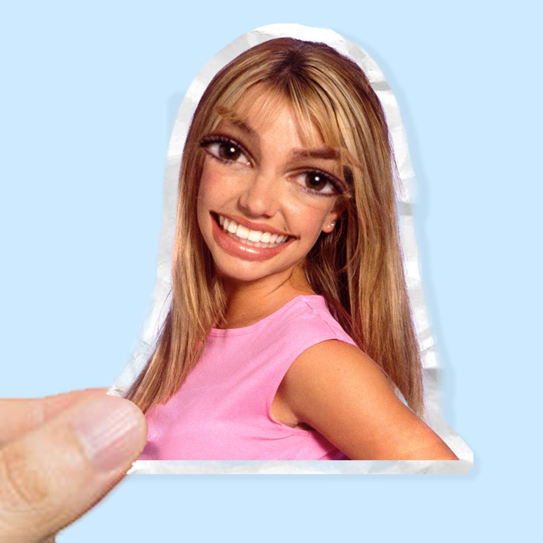 Britney Spears Sticker Cute Sticker Celebrity Sticker - Etsy