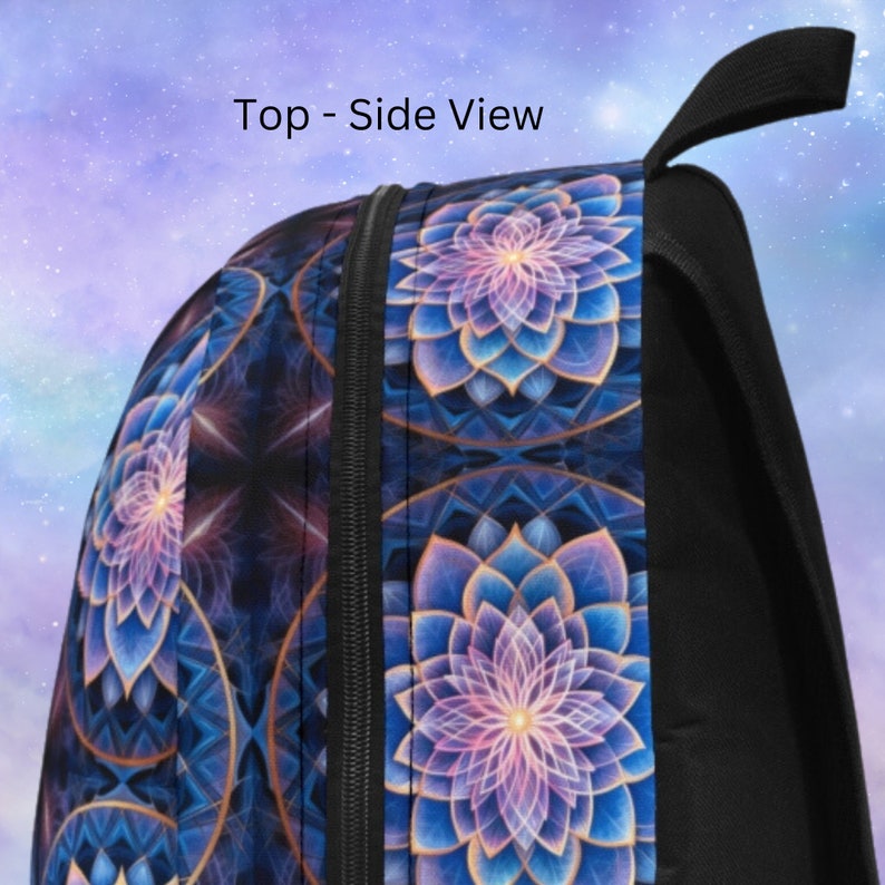 Backpack for School, Waterproof Backpack for Her, Celestial Mandala Art Pattern, Trendy ...