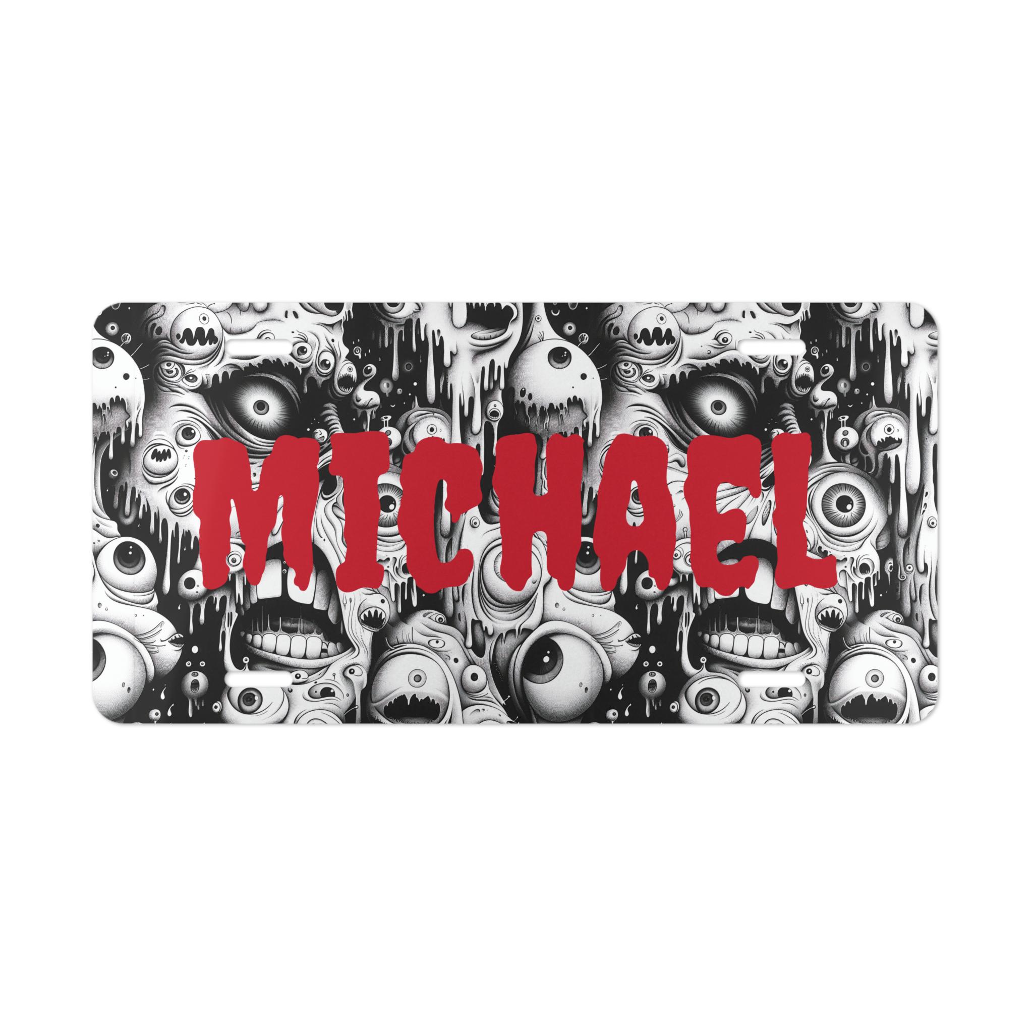 Personalized Horror Comic License Plate: Goth Car Decor - Etsy