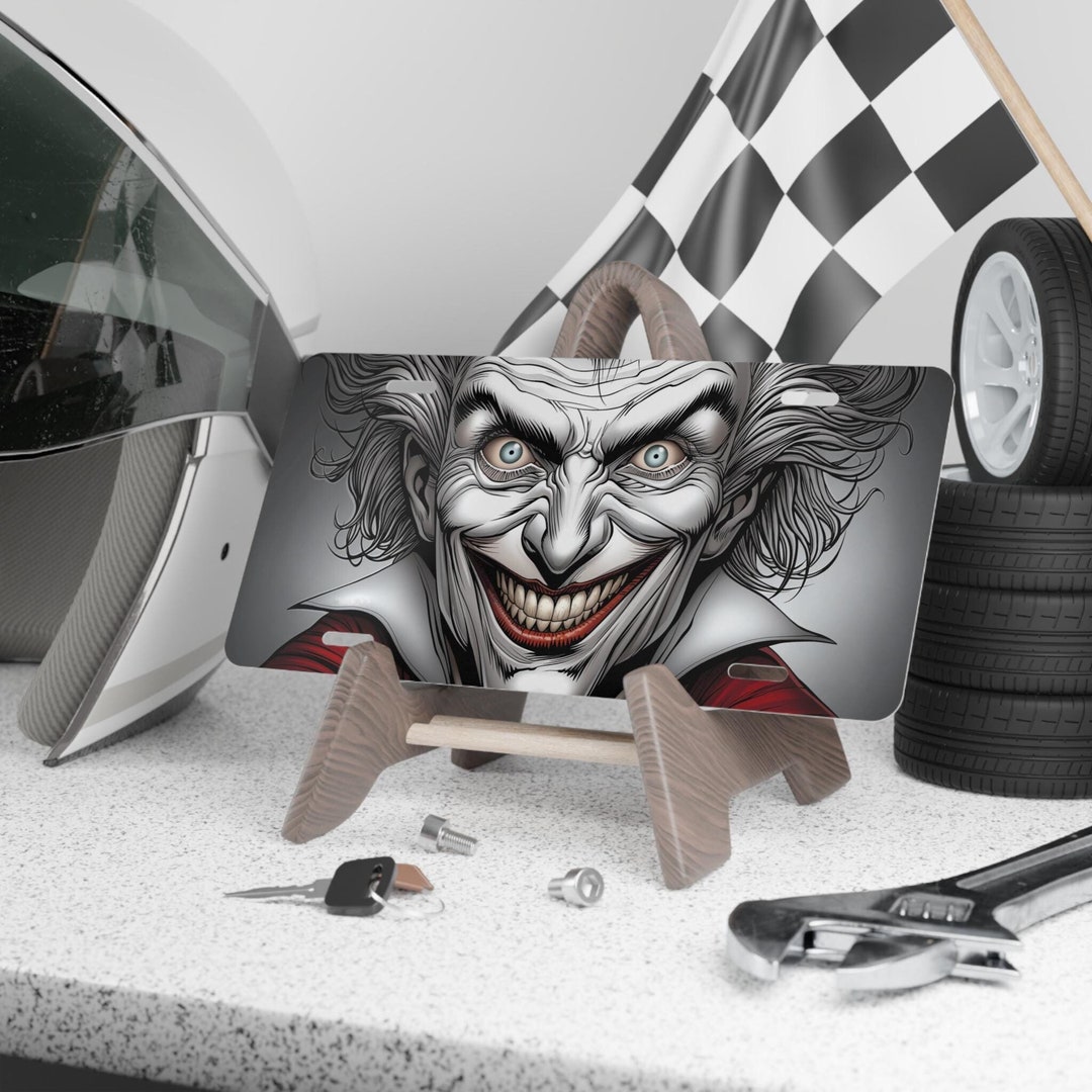 Custom Made Front License Plate Car Decoration, Personal Car Tag, Comic ...