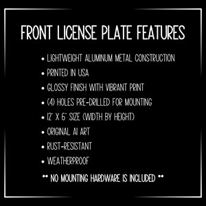 Koi Fish License Plate, Custom Vanity Car Accessory, Automotive ...