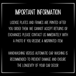 Koi Fish License Plate, Custom Vanity Car Accessory, Automotive ...