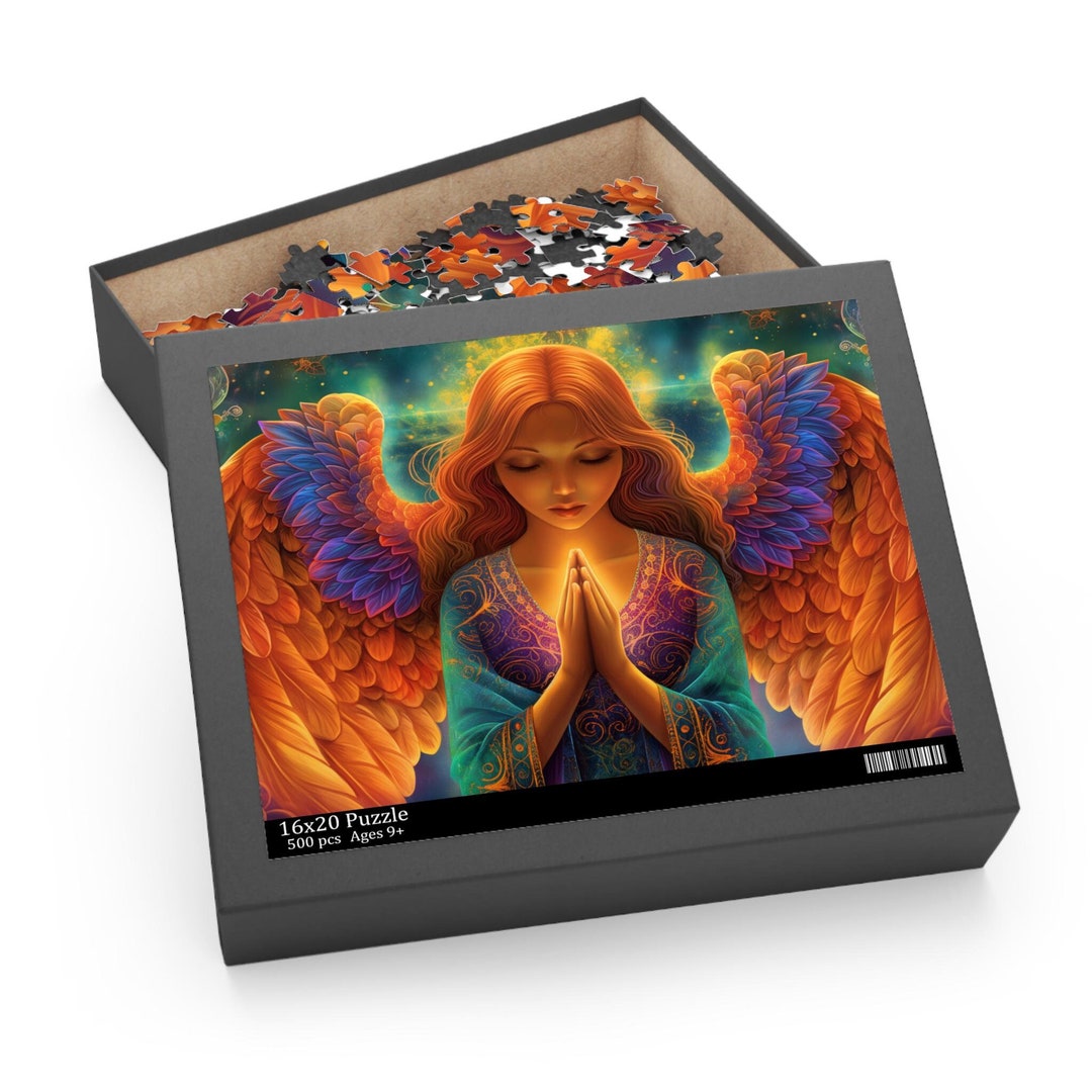 Guardian Angel Jigsaw Puzzle for Adult, Mind Activities Picture Puzzles ...