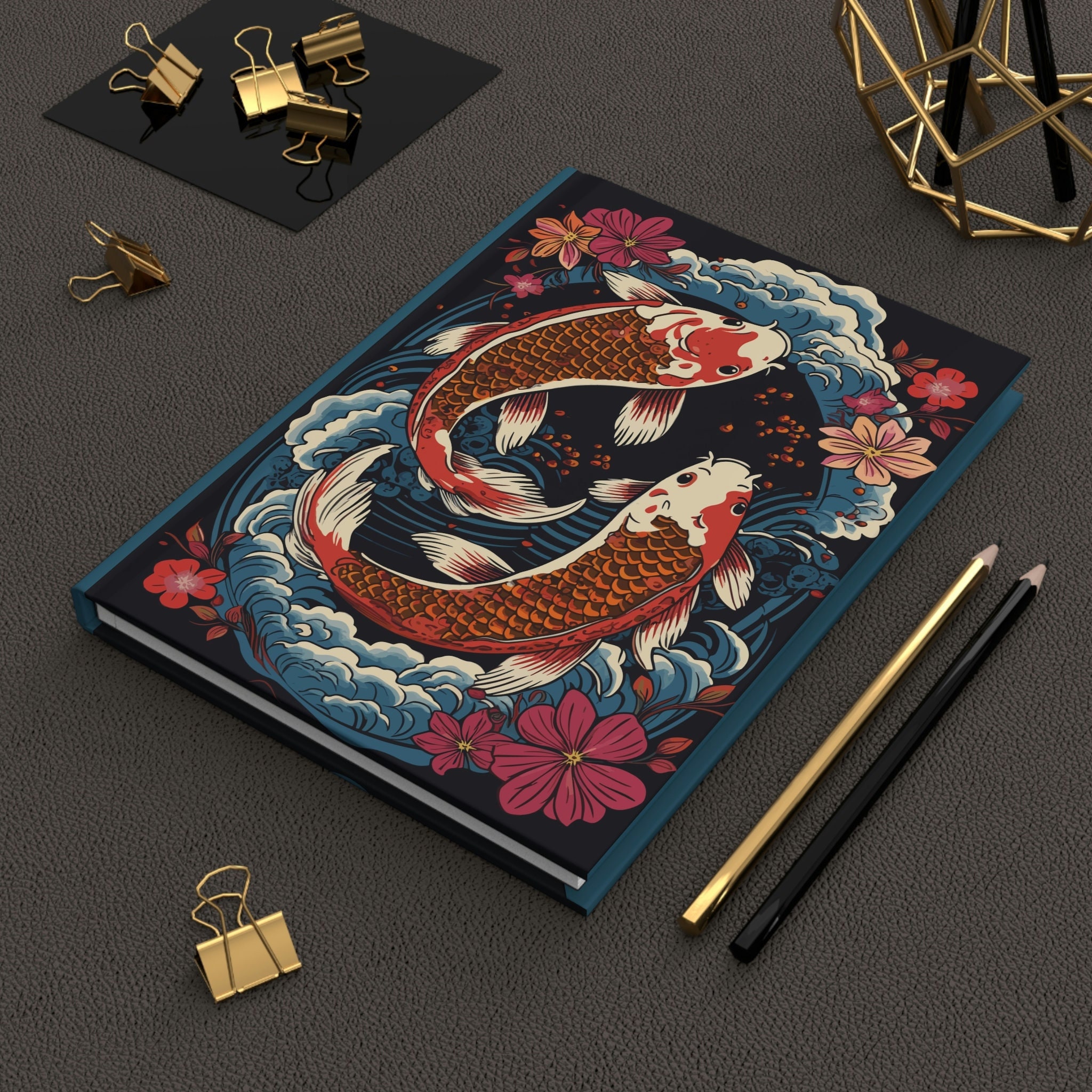 Koi Fish Sketch Book