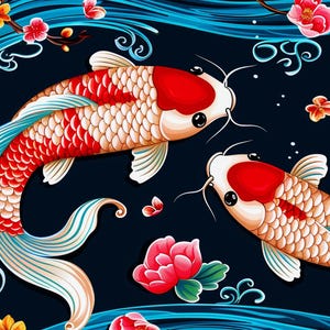 Koi Fish License Plate, Custom Vanity Car Accessory, Automotive ...