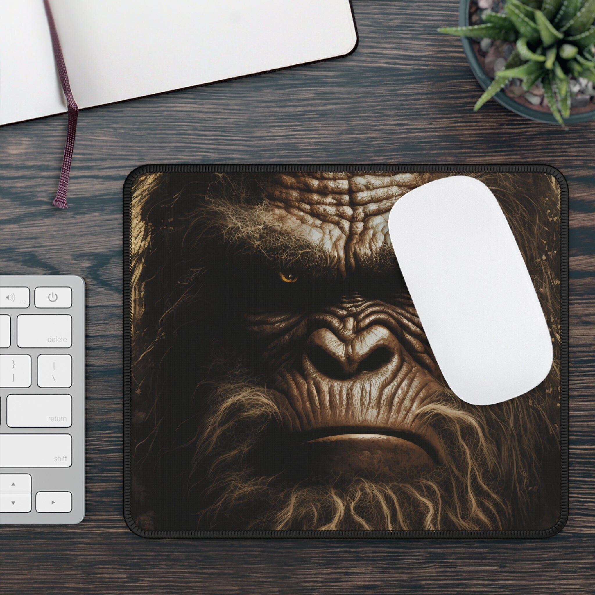 Bigfoot Custom Mouse Pad Office Decor Desk Decoration, Picture Mousepad ...