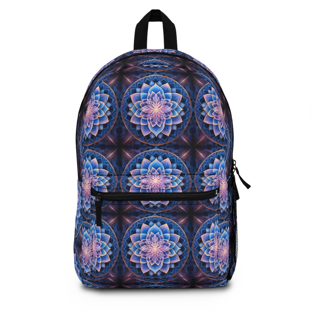 Backpack for School, Waterproof Backpack for Her, Celestial Mandala Art Pattern, Trendy ...