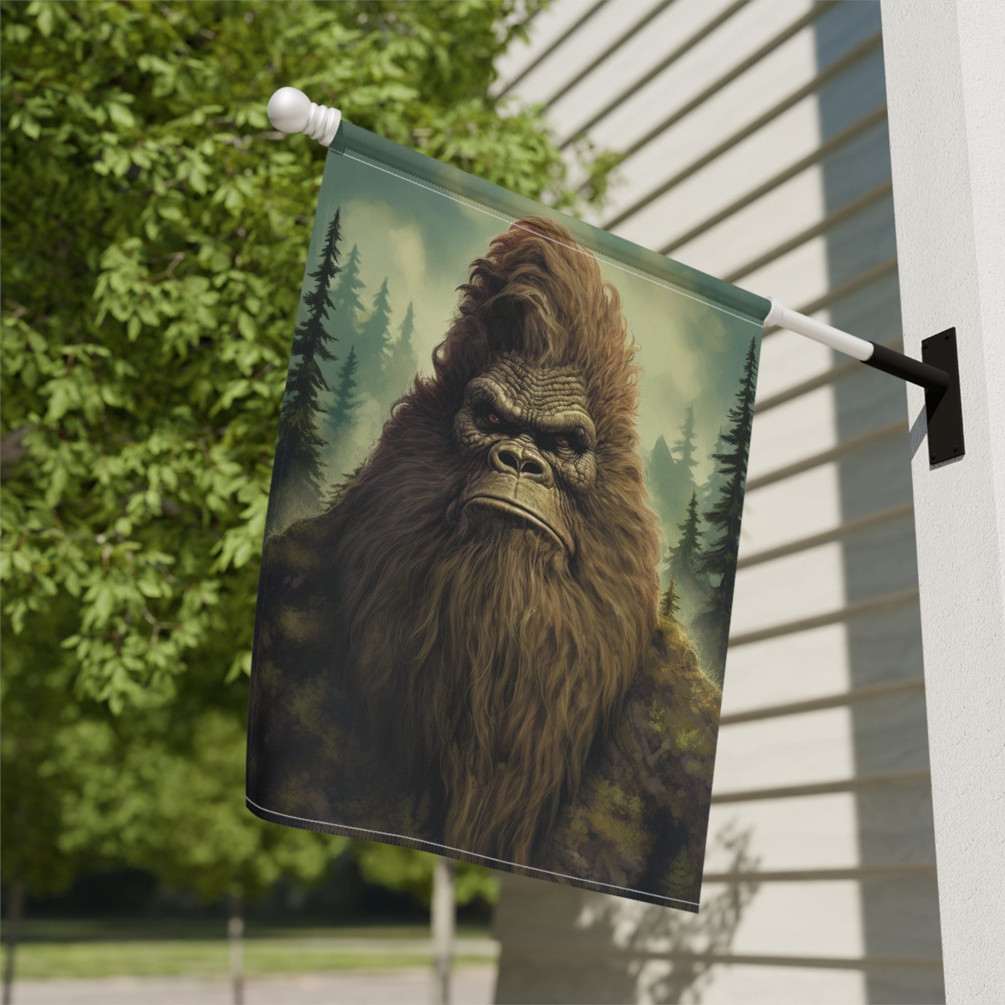 Bigfoot Flag, Camping Flag, Yard Flag, Outdoor Fabric Yard Decor ...