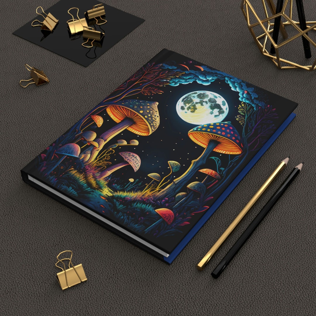 Mushroom Hardcover Journal: Fairycore Fantasy Notebook - Etsy