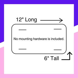 Sea Otter License Plate Vanity Car Accessory, Wildlife Art Vehicle ...