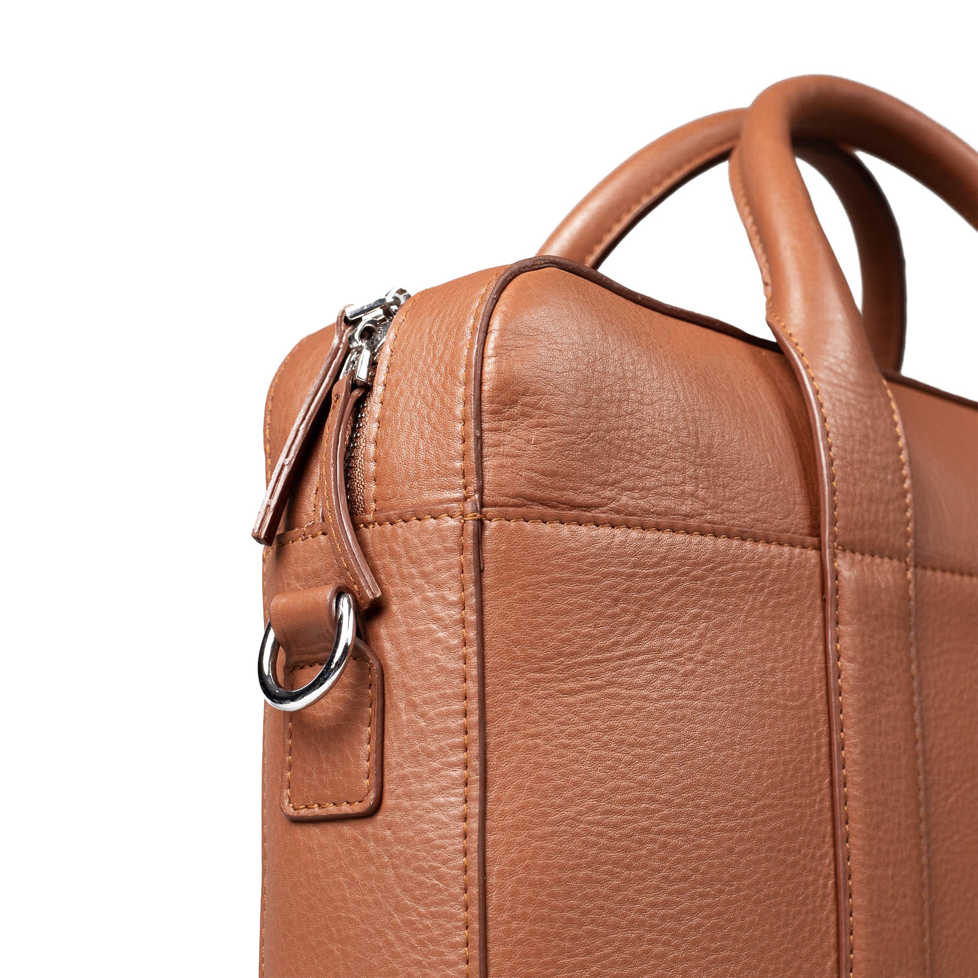 The Captain Brown Leather Briefcase - Etsy