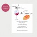 Wine and Tapas Digital Invitation Tapas Invitation Wine - Etsy