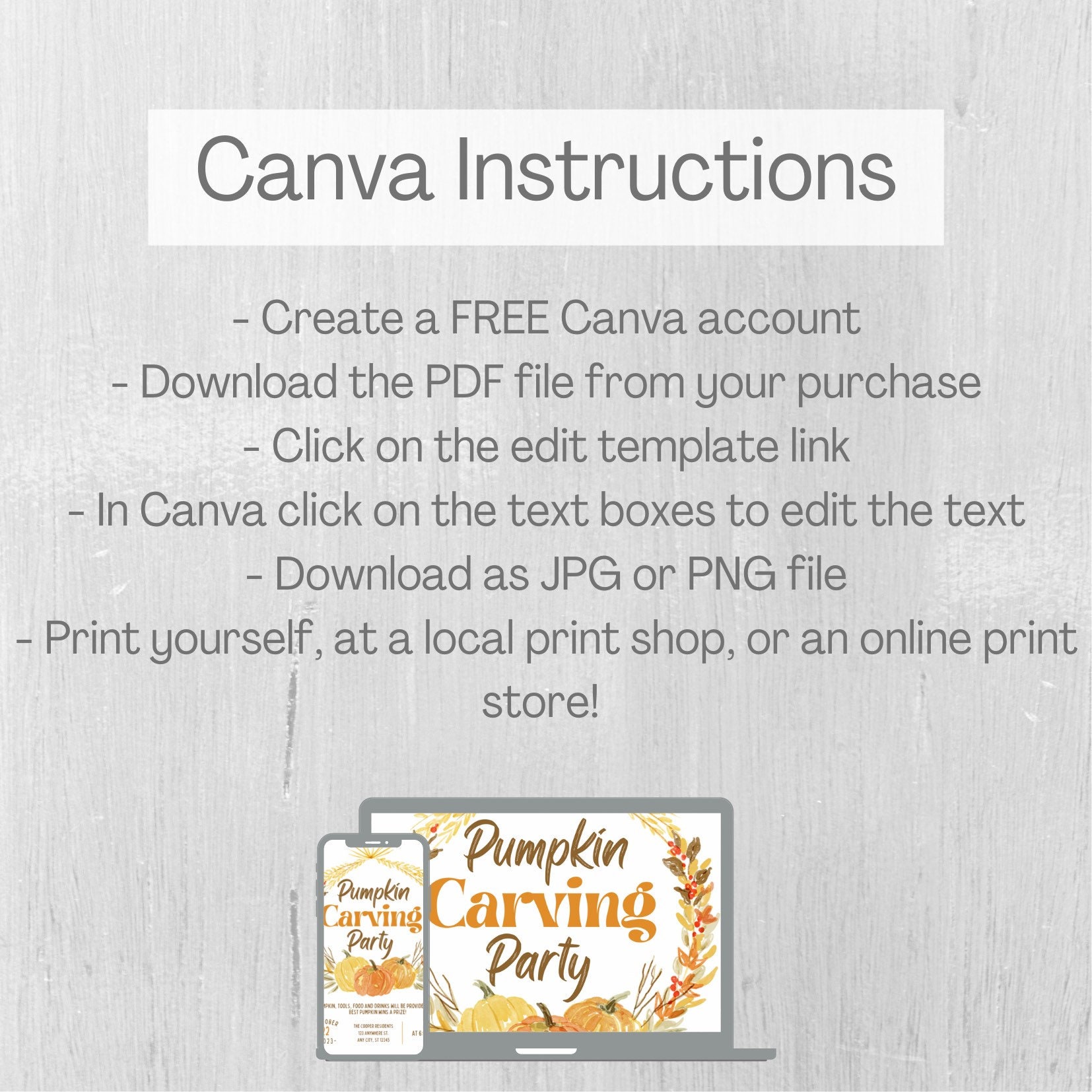 Pumpkin Carving Party Invitation Digital Pumpkin Carving Invite ...