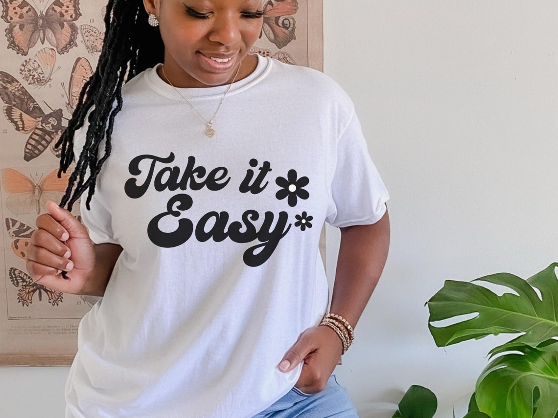 Take It Easy Svg Hippie Svg Boho Svg Retro Svg Trendy Svg Popular Svg ...