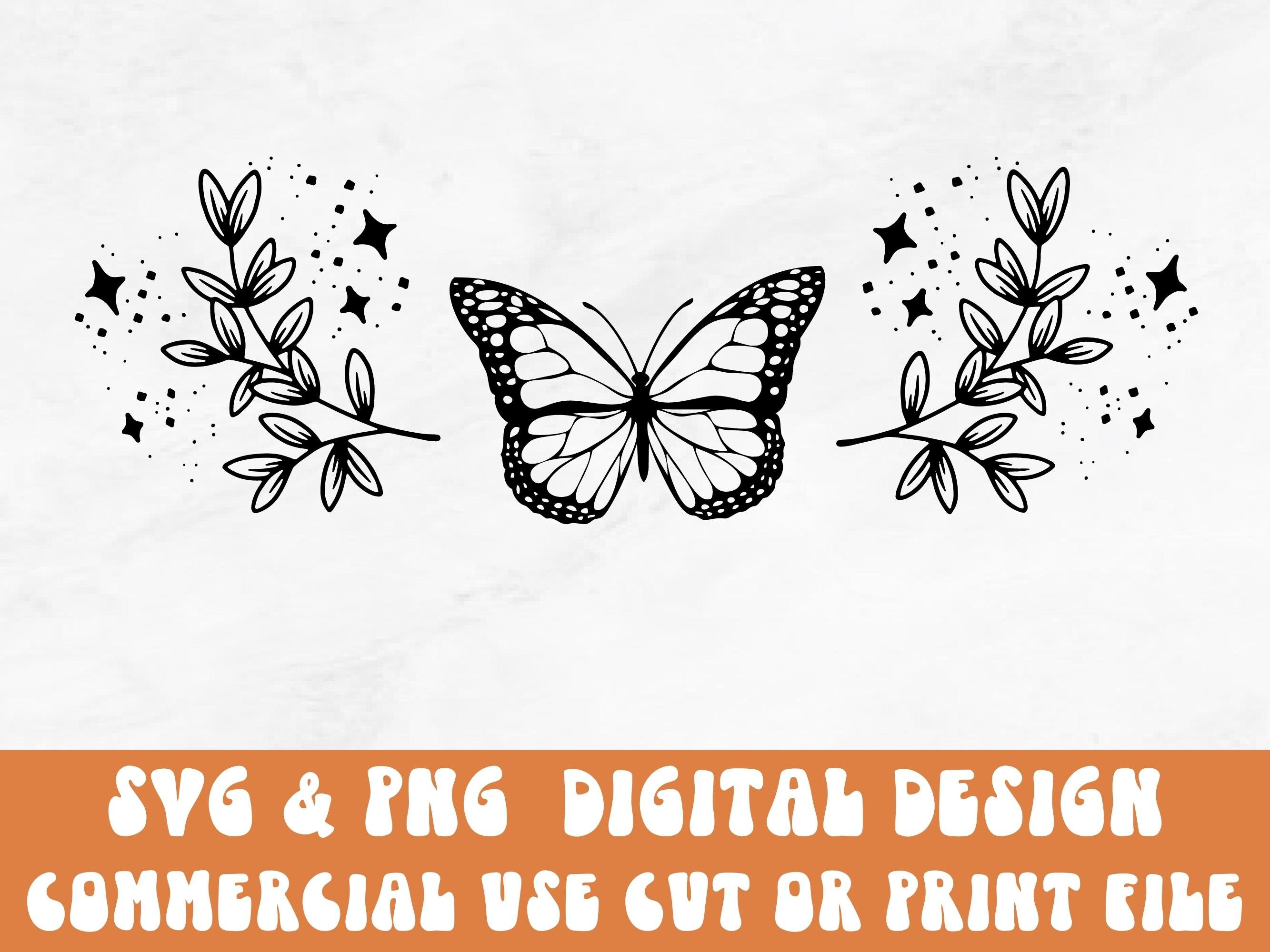 Butterfly Magic Svg | Hippie Svg | Boho Svg | Butterfly Svg | Retro Svg ...