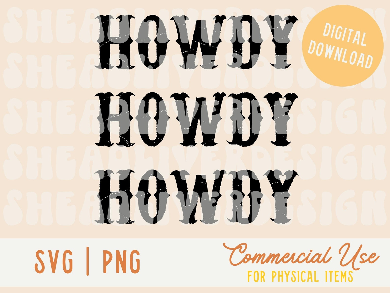 Howdy Svg Png Hippie Svg Boho Svg Retro Svg Western | Etsy
