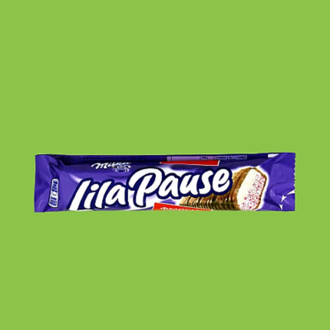 Greek Lila Pause Chocolate & Strawberry Bar, Crunchy Rice Grains, 10 X ...