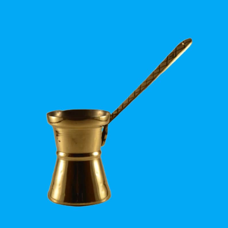Greek Traditional Handmade Brass Coffee Pot (briki) - Etsy