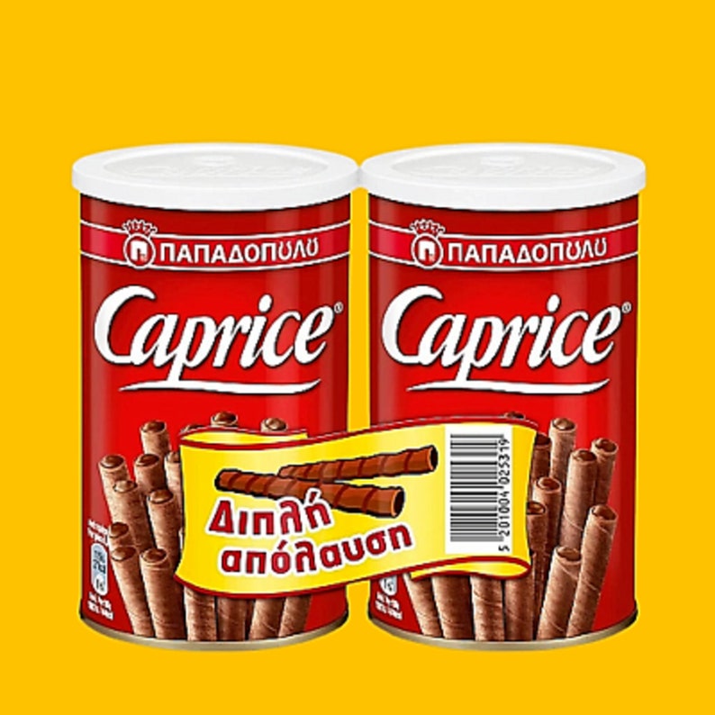 Papadopoulou Caprice Greek Wafer - Praline Sticks, 2 X 115 G (4.06 Oz ...