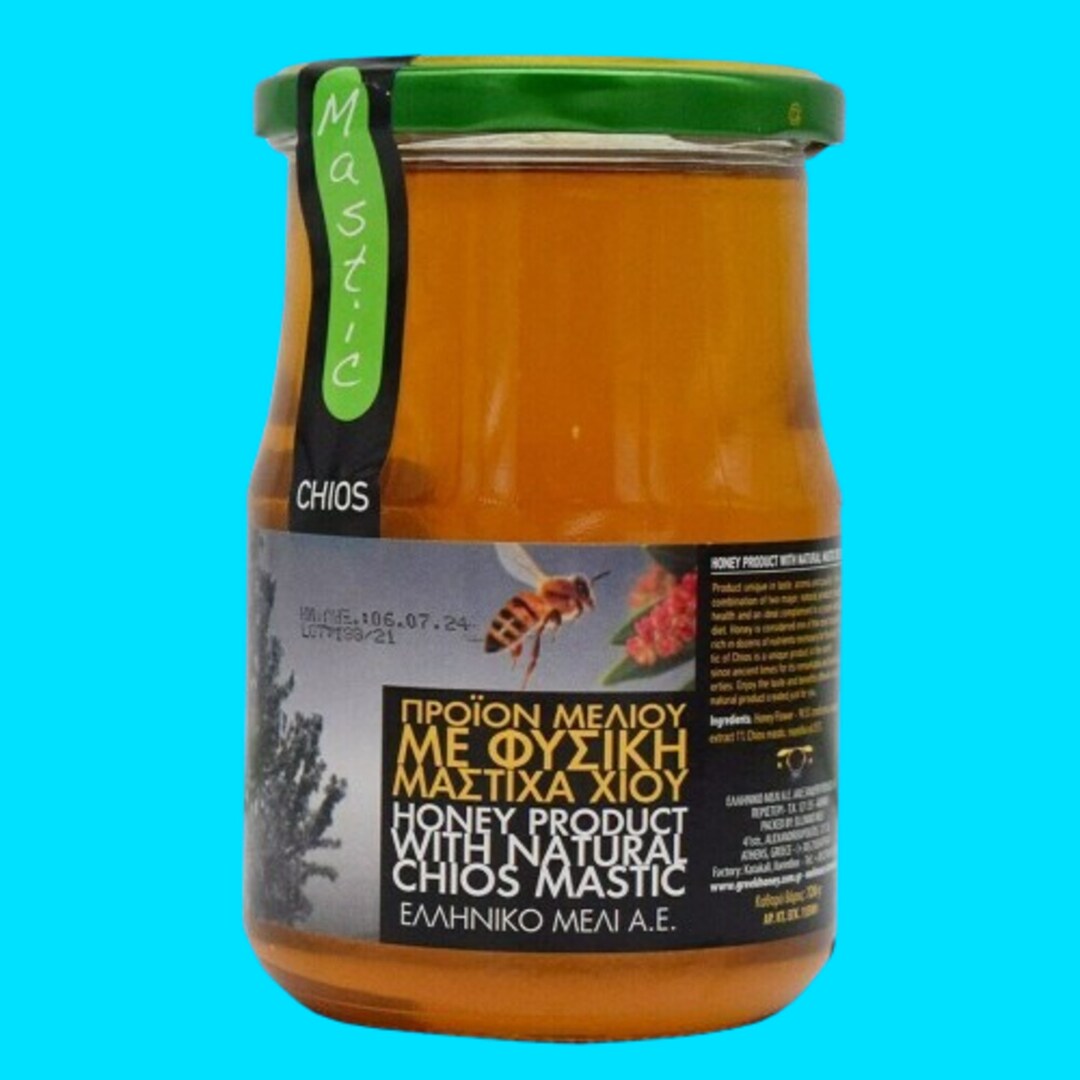 Greek Flower Honey With Chios Mastic PDO, Unique Taste, 2 X 260 G (9.17 ...