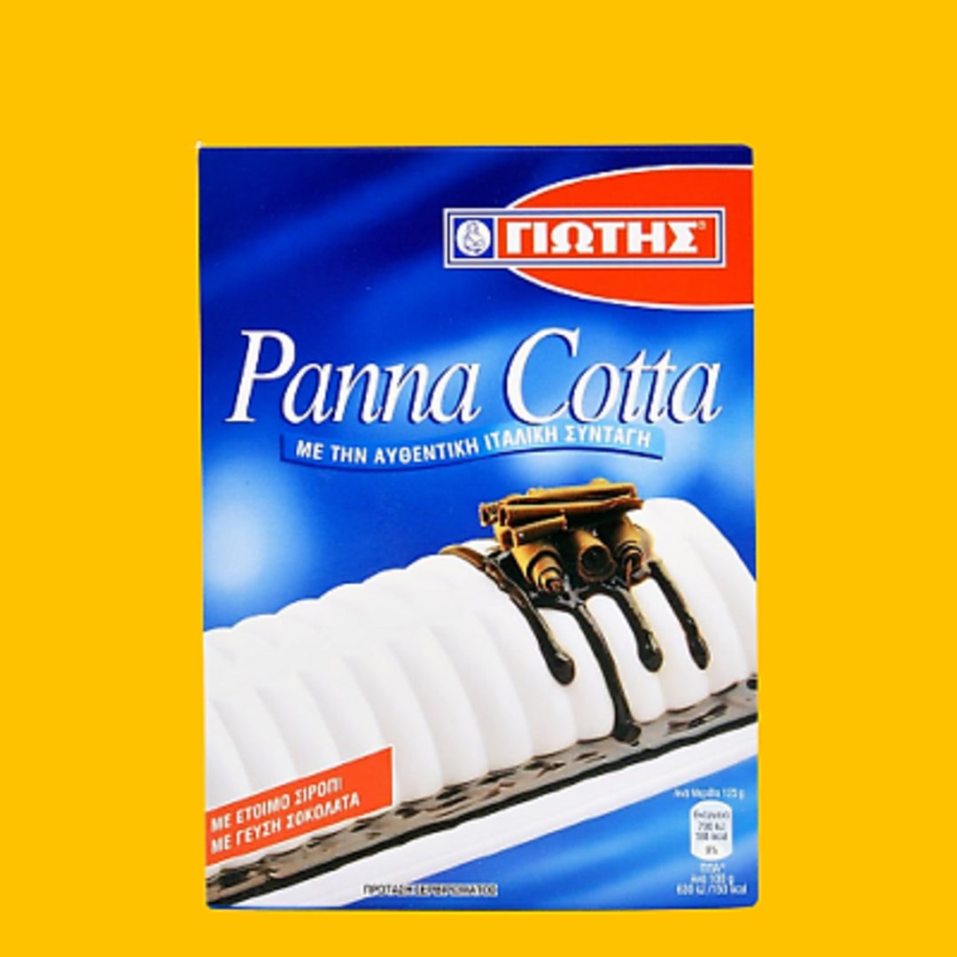Greek Chocolate Panna Cotta Mix, With Ready Chocolate Syrup, 2 X 200 G ...