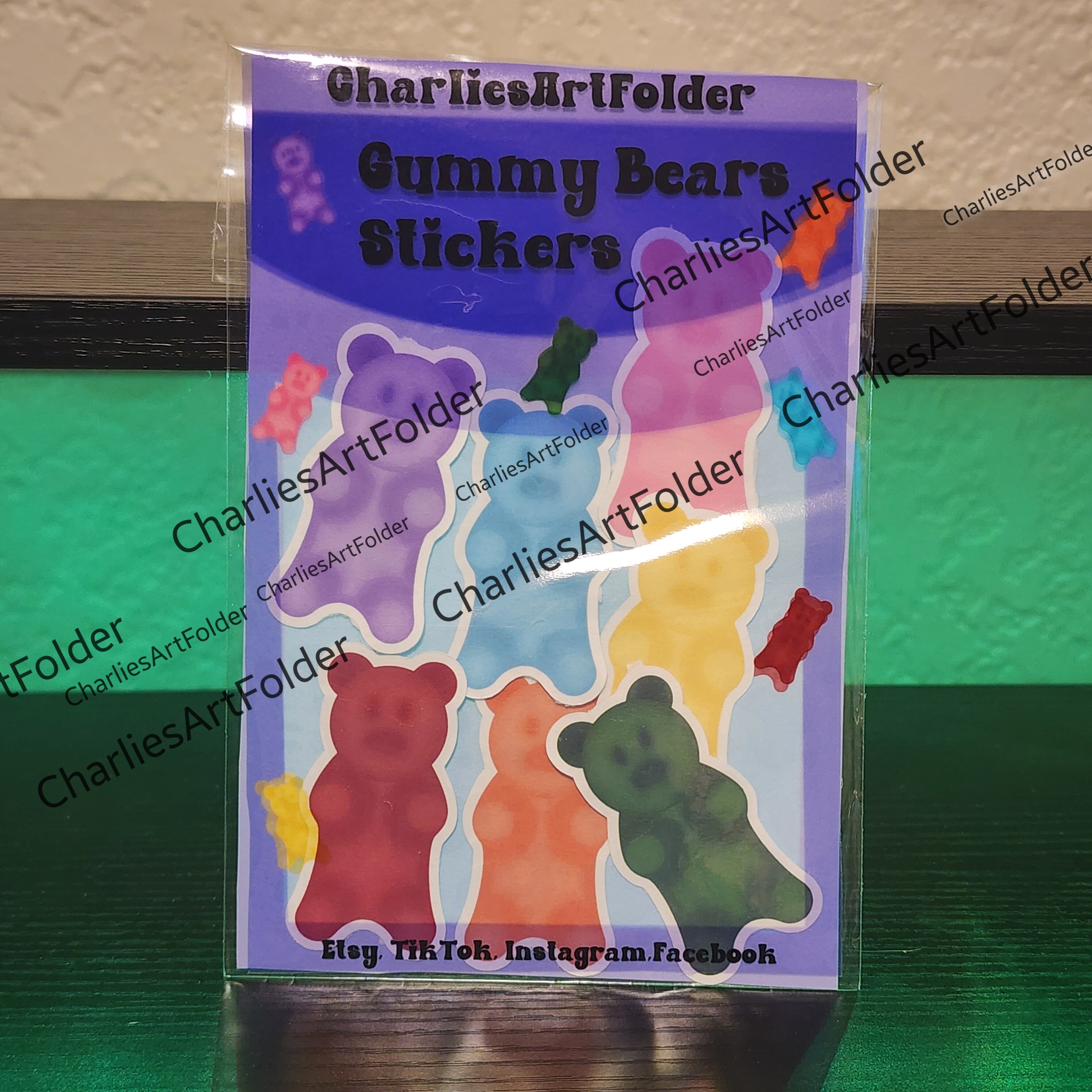 Gummy Bear Stickers Candy Sticker Gummy Stickers Laptop Sticker ...