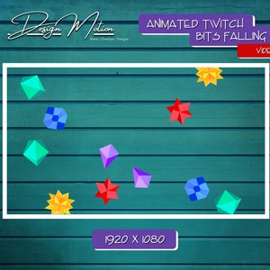 Animated Bits / Cheers Twitch Falling Alerts With Transparent ...