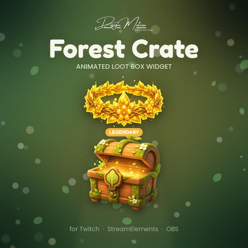 Kawaii Forest Blind Box Twitch Widget, Animated Streamelements Overlay ...