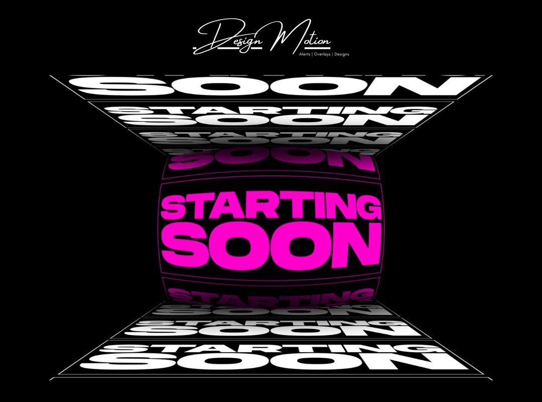 Animated Twitch Scene Starting Soon, Be Right Back, Intermission ...