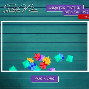 Animated Bits / Cheers Twitch Falling Alerts With Transparent ...