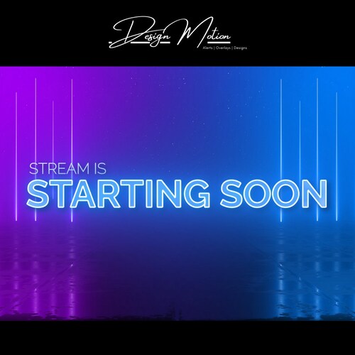 4x Animated Twitch Screens Starting Soon Stream is Ending - Etsy