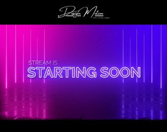 Animated Twitch Scene Starting Soon Be Right Back - Etsy