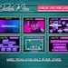 Animated Neon Scene Text Starting Soon, Be Right Back, Intermission ...