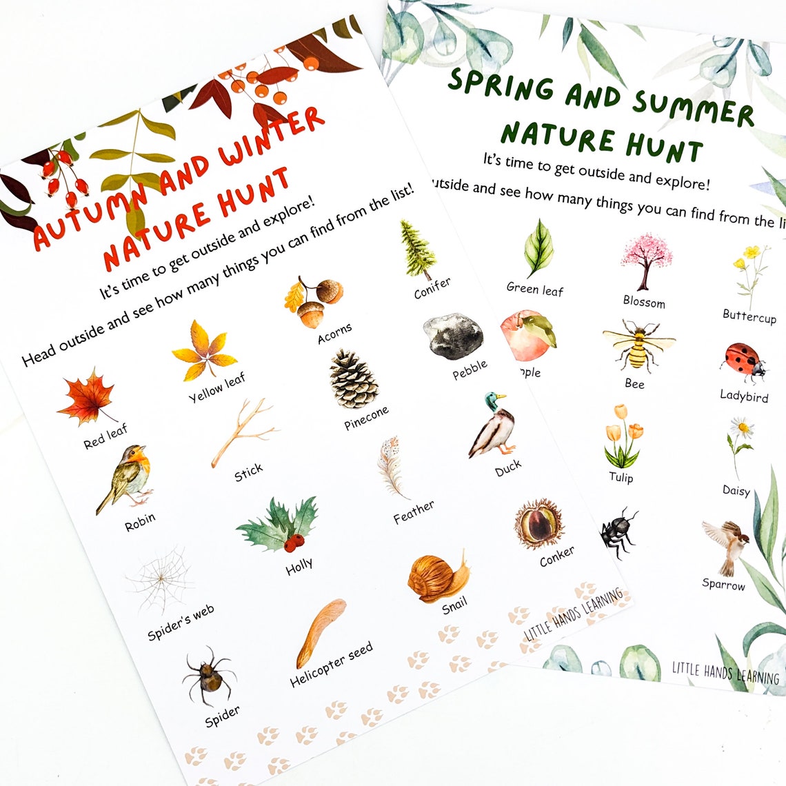 Nature Scavenger Hunt / Outdoor Activity for Kids / Children's Party ...