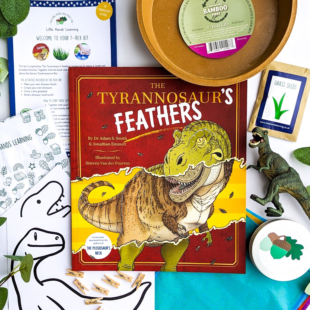 Dinosaur Craft Kit, Educational Book and Craft Gift for Kids, Children ...
